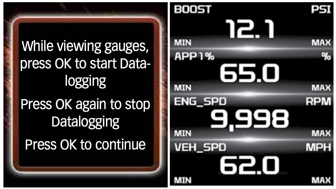 97278 AutoMind Programmer - Section 14 - Viewing Gauges - Banks Power