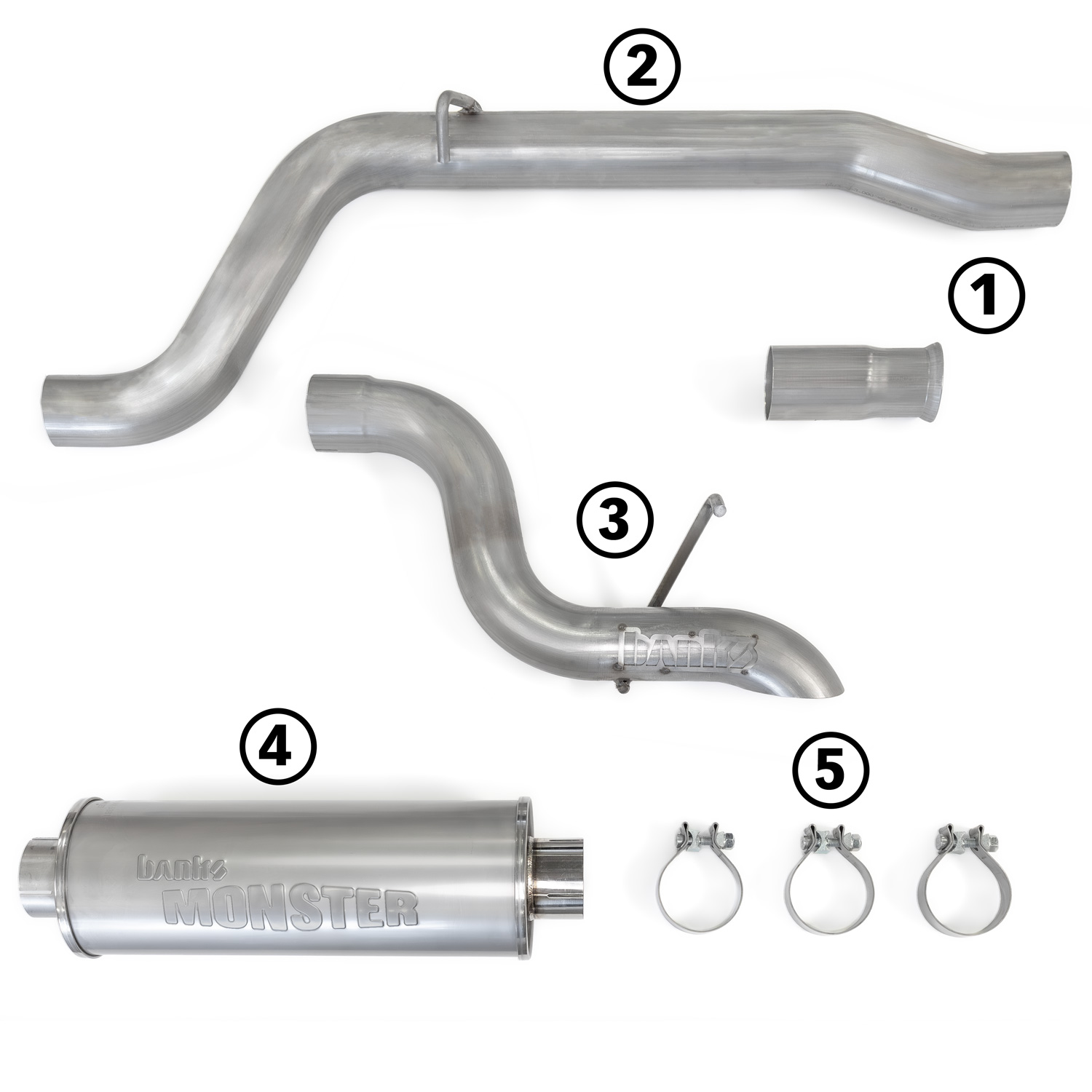 97733 Banks Monster Exhaust System 2018-23 Jeep JL 2.0L Turbo - Banks Power