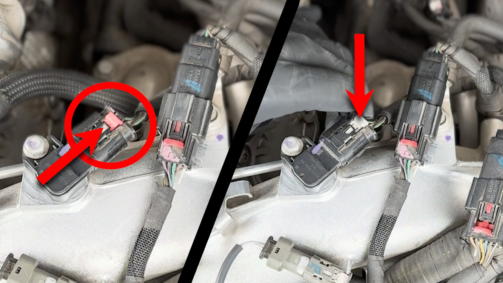 97752 MAP Sensor Relocation Kit for 2017-2024 Chevy/GMC 2500/3500 ...